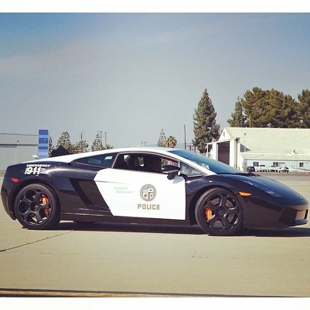 LAPD Receives a Lamborghini Gallardo for Promotional Purposes