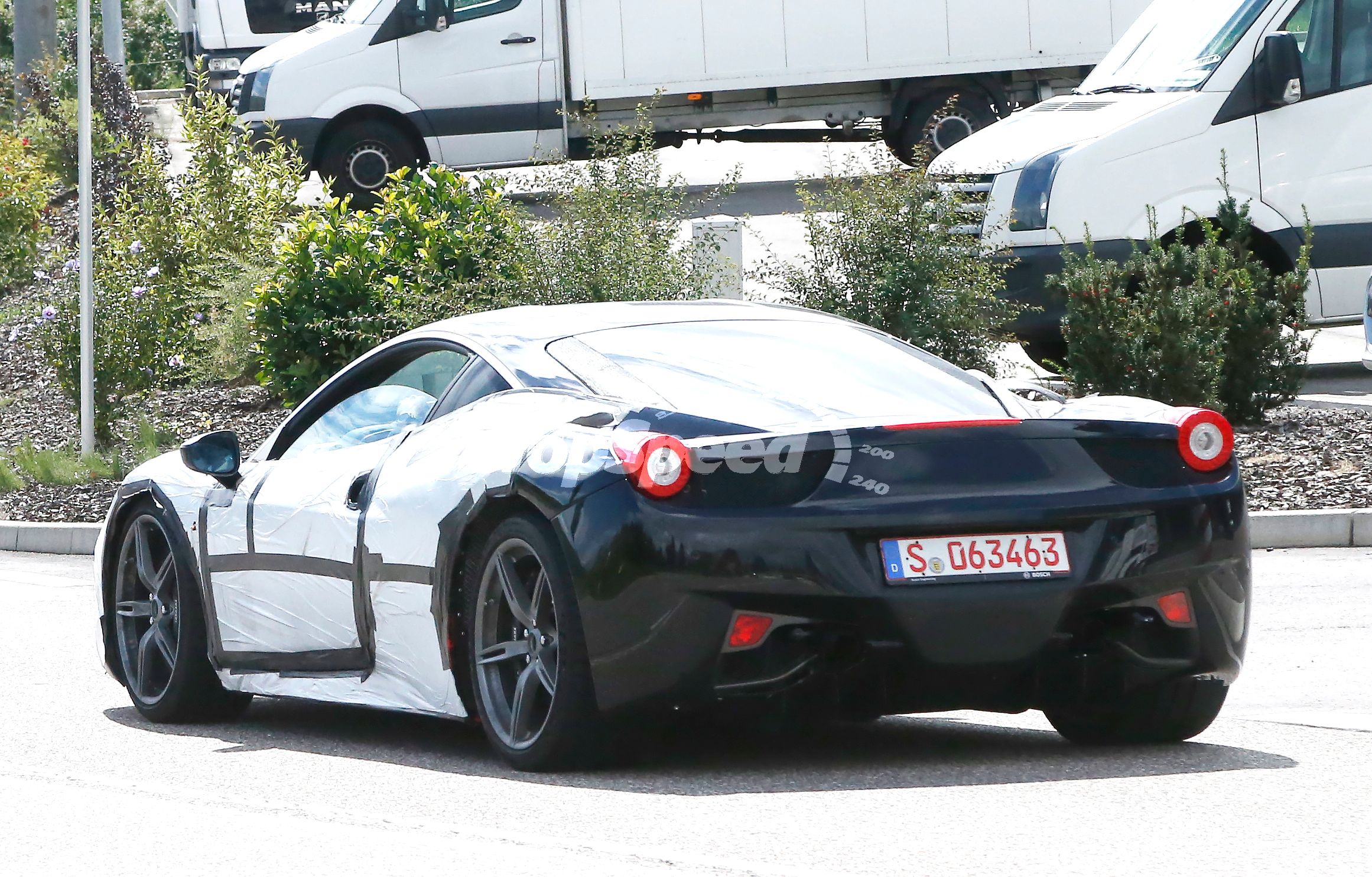 Spy Shots: Ferrari M458-T Goes Out for a New Round of Testing