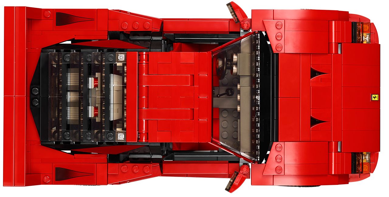 Lego Ferrari F40 Comes With Removable V-8 Engine