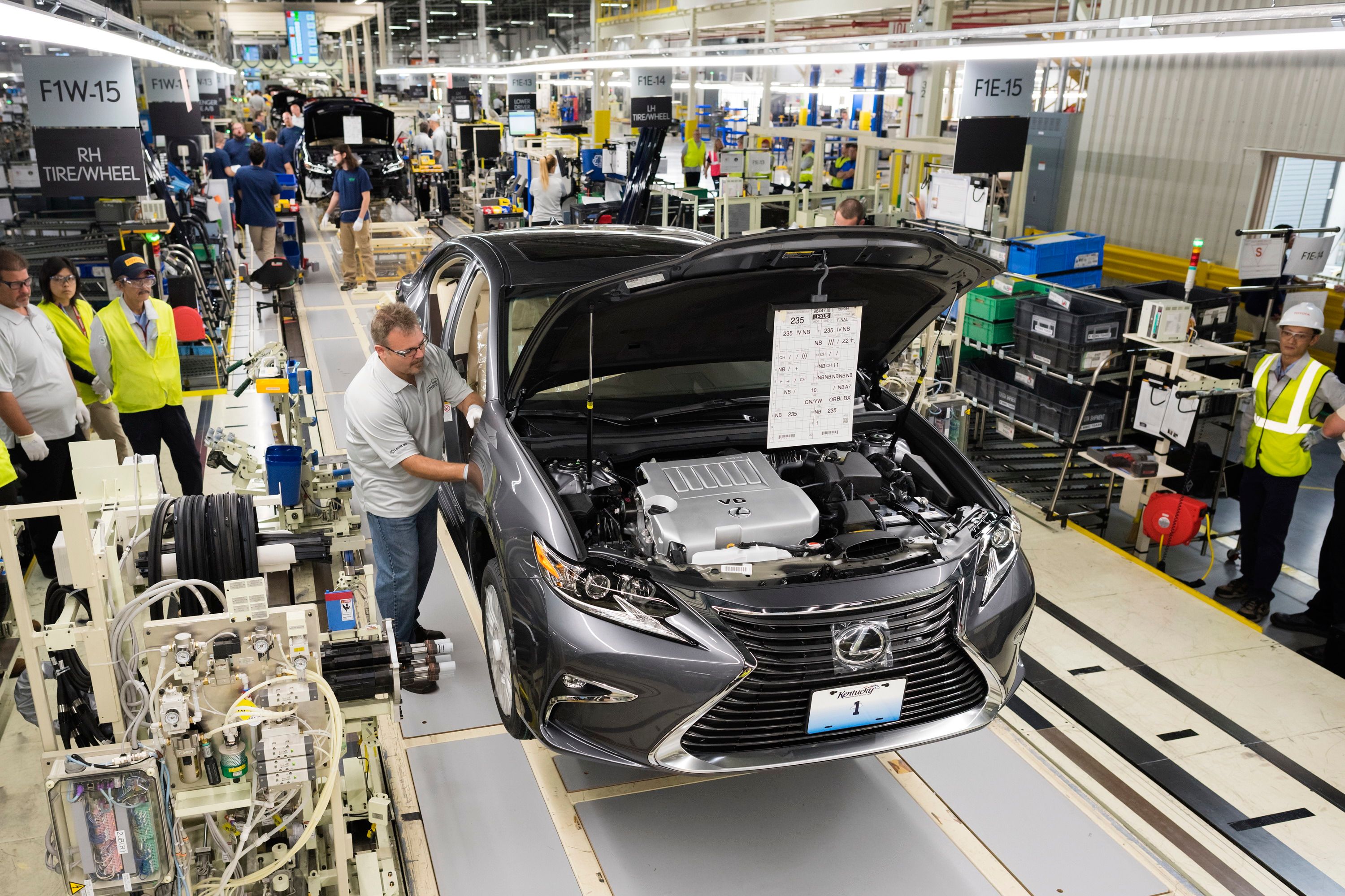 Lexus Begins U.S. Production At The Kentucky Plant