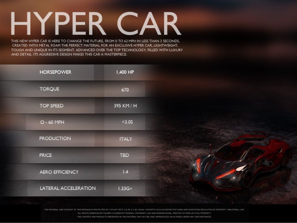2016 Inferno Exotic Car