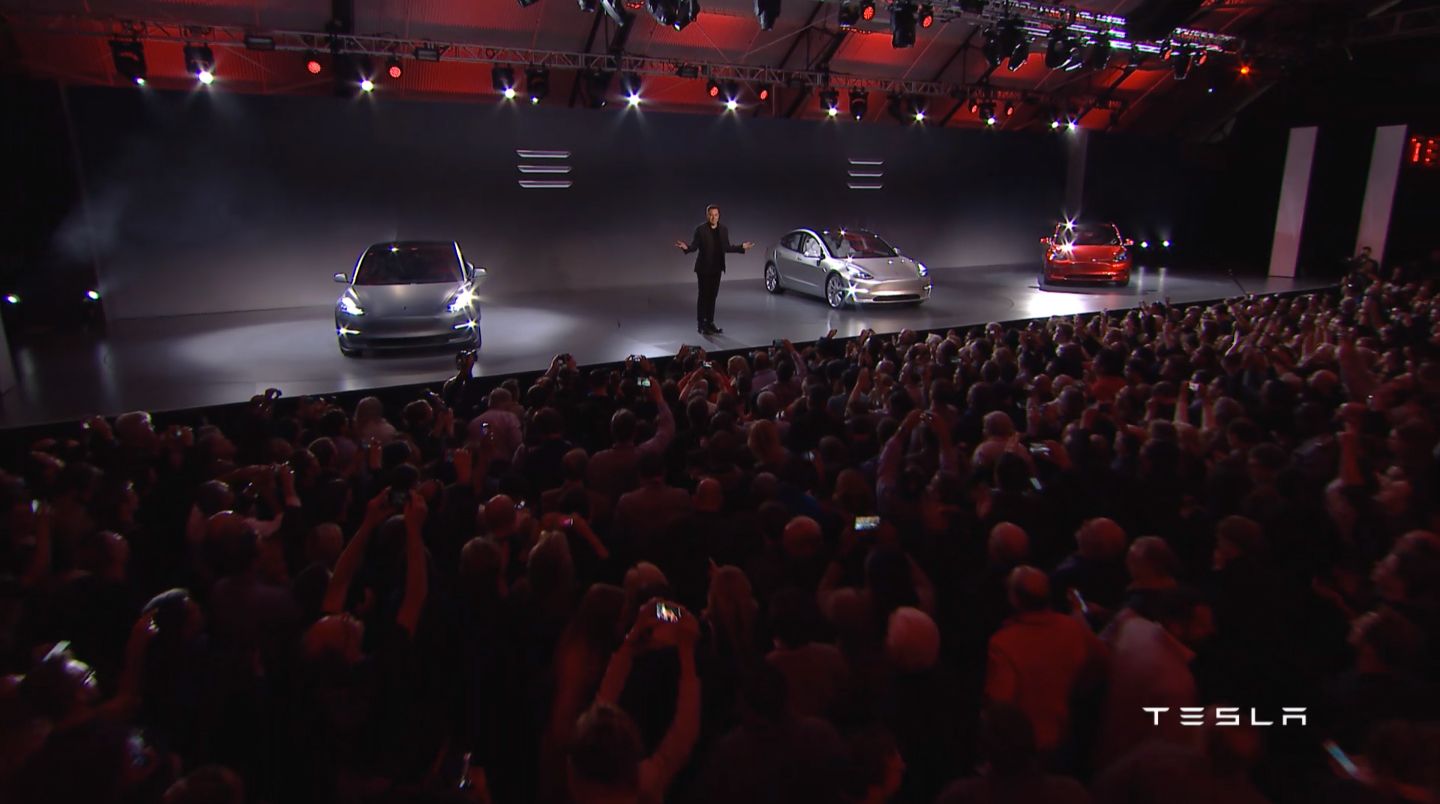 Tesla Model 3 Unveiled