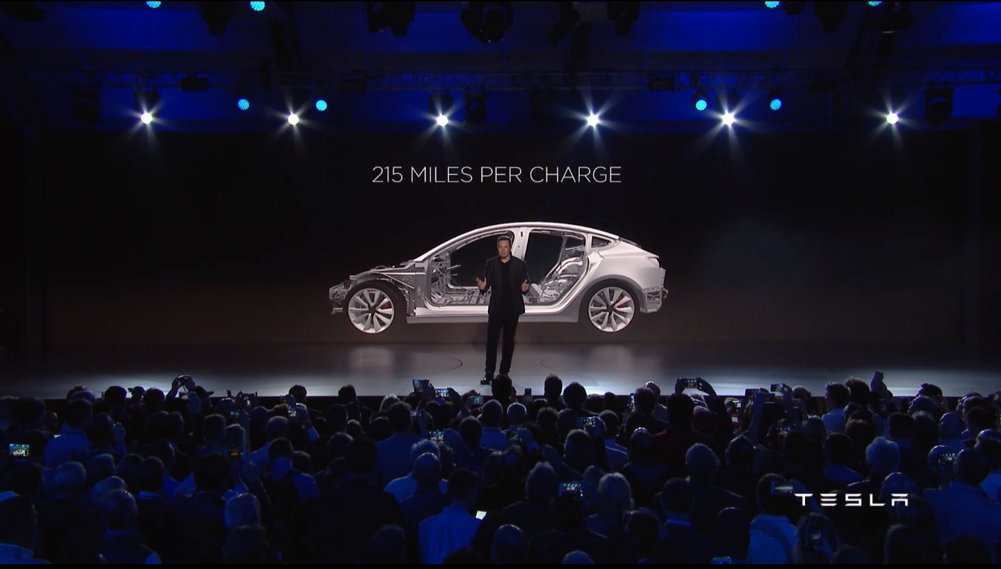 Tesla Model 3 Unveiled