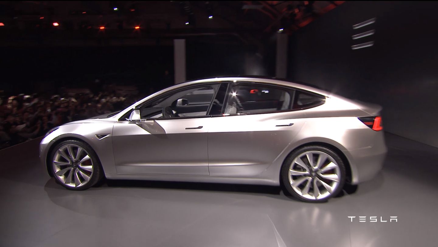 Tesla Model 3 Unveiled