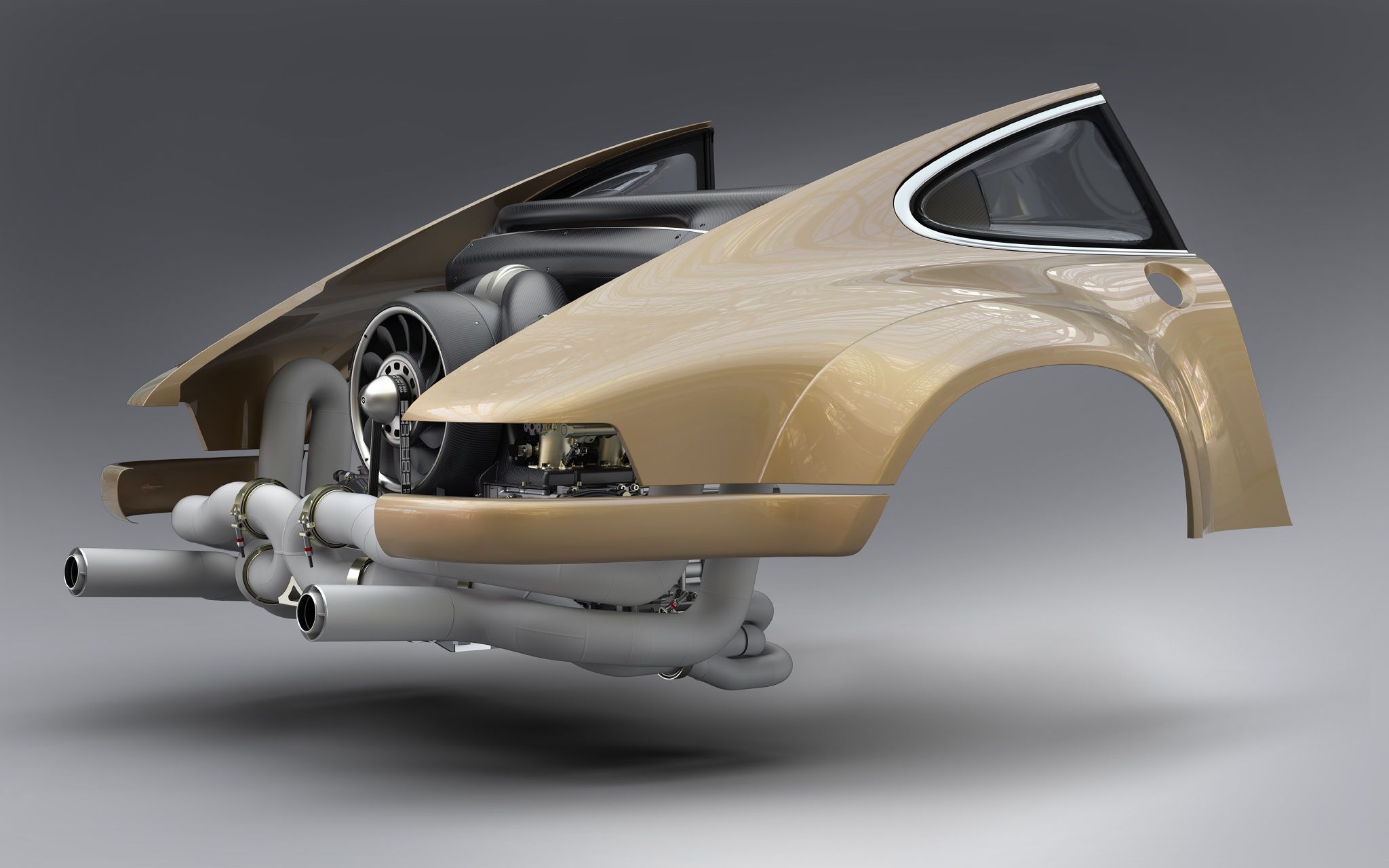 Singer Teams Up With Williams To Create 500-horsepower Porsche Engines