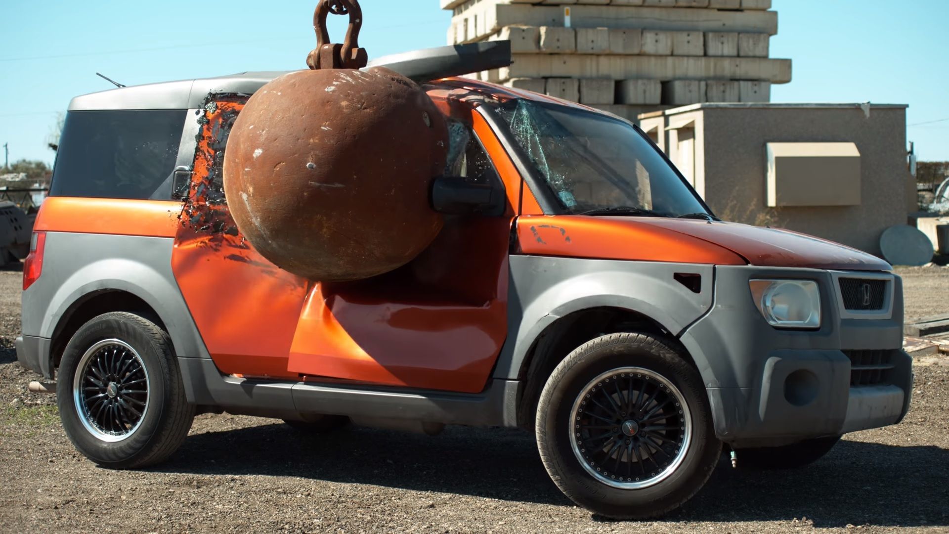 Wrecking Ball Gets a 'Go' At Smashing Cars
