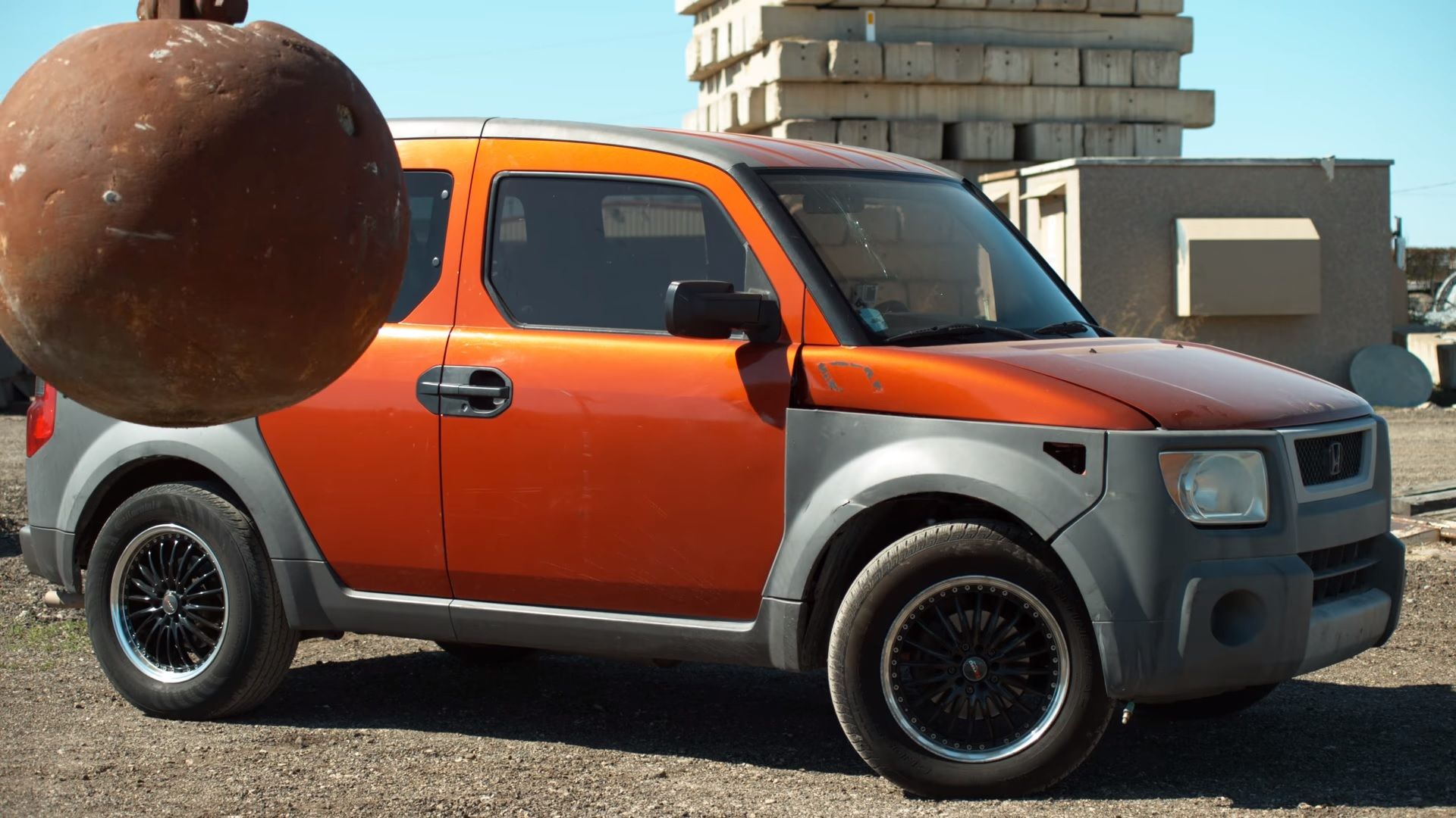 Wrecking Ball Gets a 'Go' At Smashing Cars