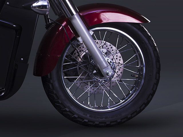 UM motorcycles showcased the Renegade Thor electric cruiser