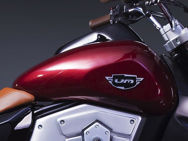 UM motorcycles showcased the Renegade Thor electric cruiser