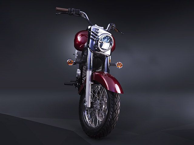 UM motorcycles showcased the Renegade Thor electric cruiser