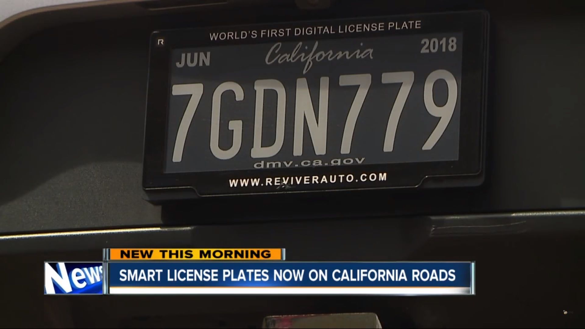 Digital License Plates Are Now a Real Thing in California