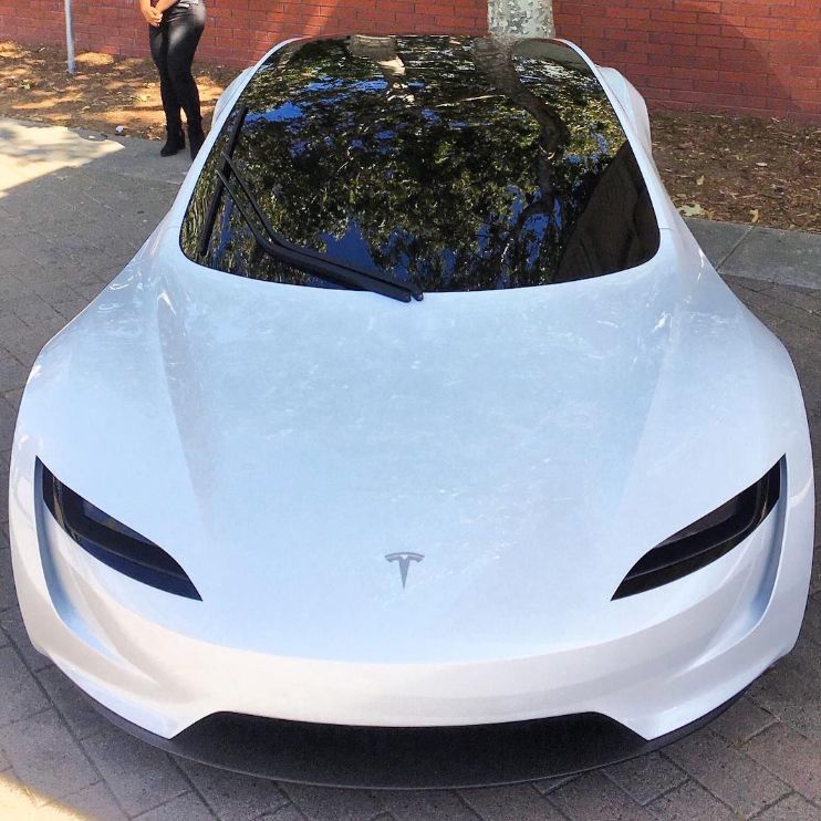Can You Spot What's Different on This Tesla Roadster Prototype?