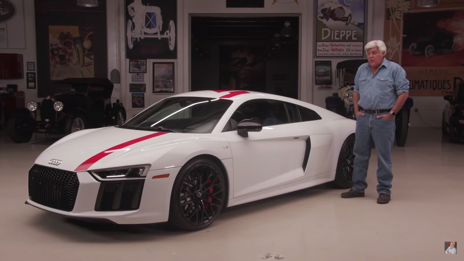 Video of the Day: Jay Lenos Garage: Audi R8 V10 RWS