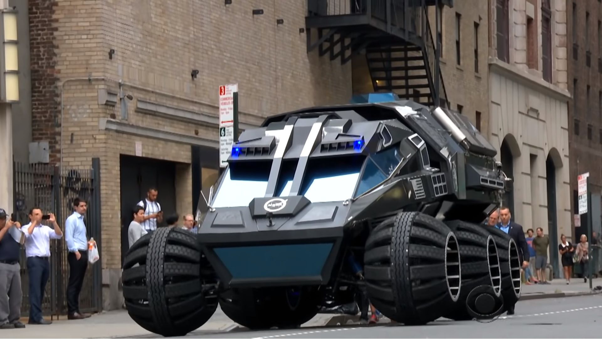 Watch Mars Rover Concept Wander The Street Of The Earth