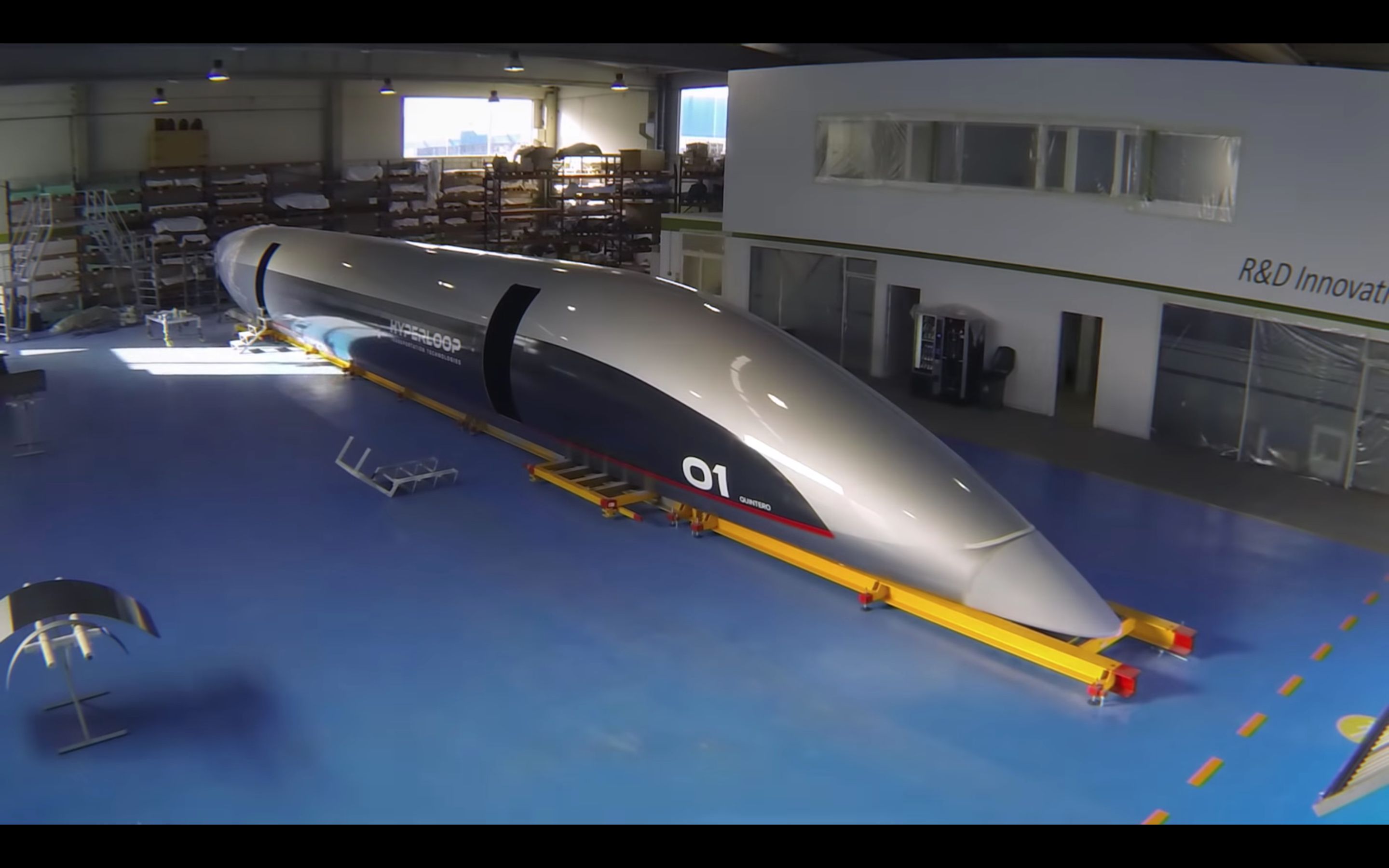 New Hyperloop Pod Unveiled, Could Go Into Service Next Year