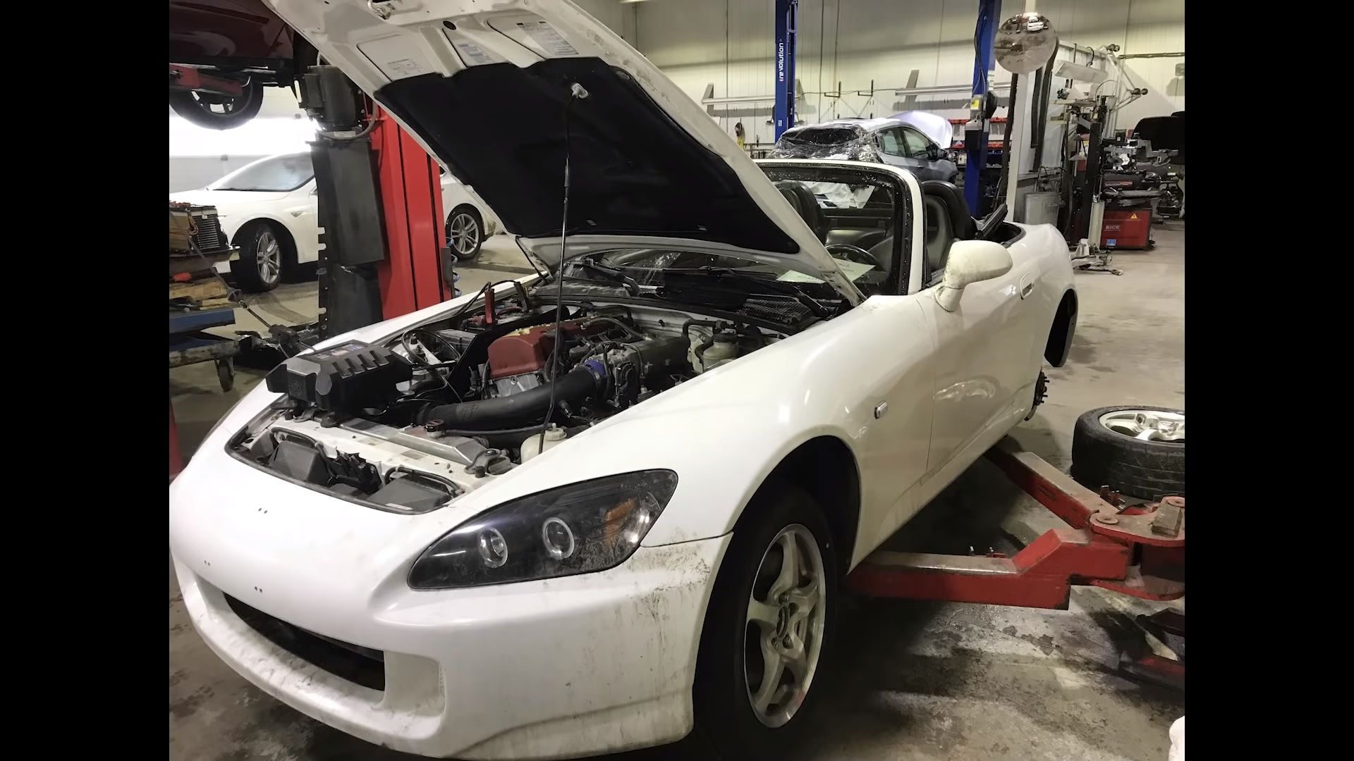 Watch a Tesla-Powered 2006 Honda S2000 Run a 10-Second Quarter Mile