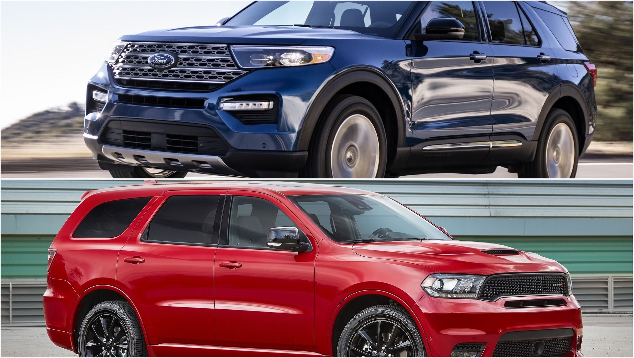 2020 Ford Explorer vs 2019 Dodge Durango