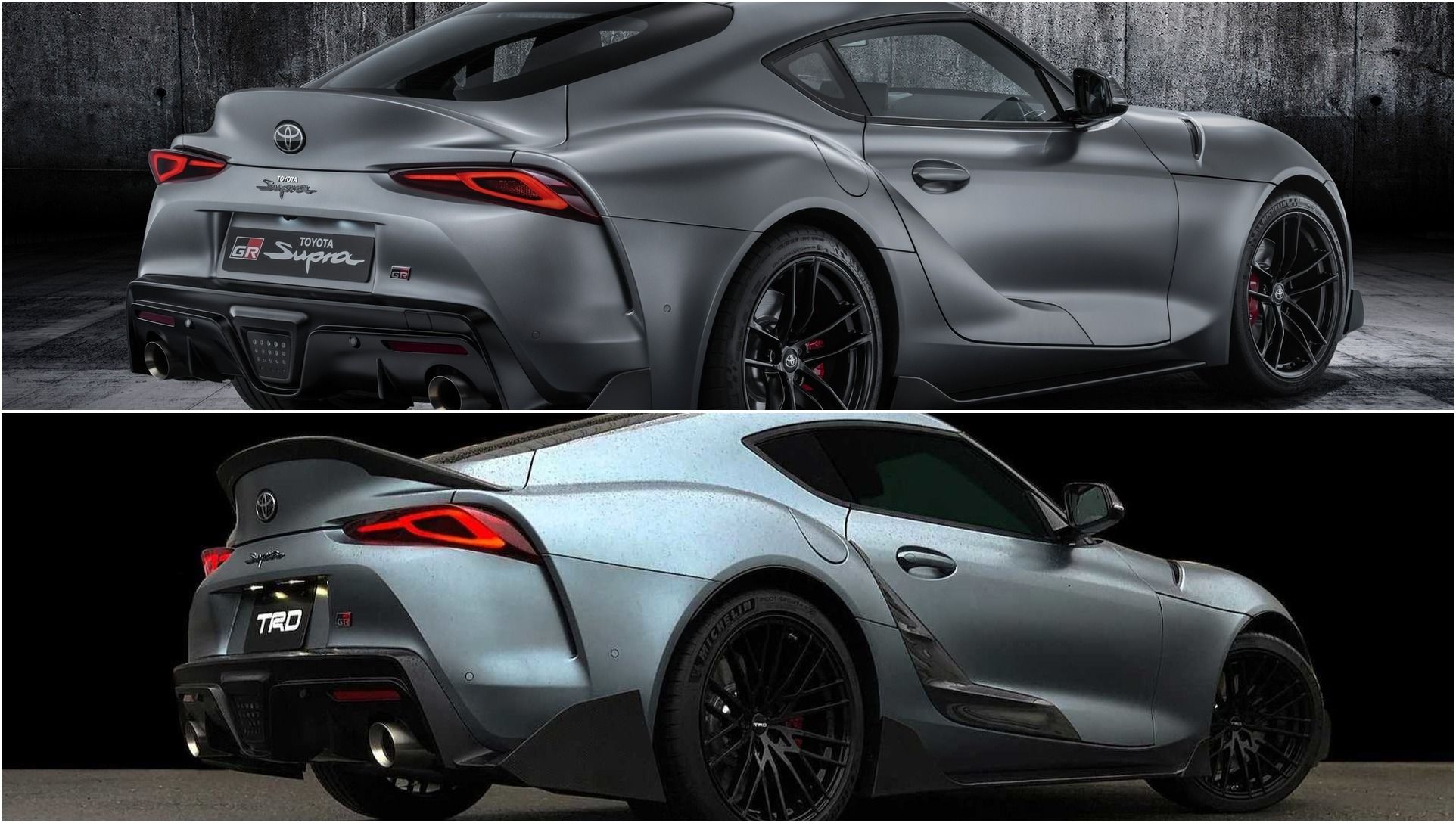 2020 Toyota Supra vs Toyota GR Supra Performance Line TRD Concept