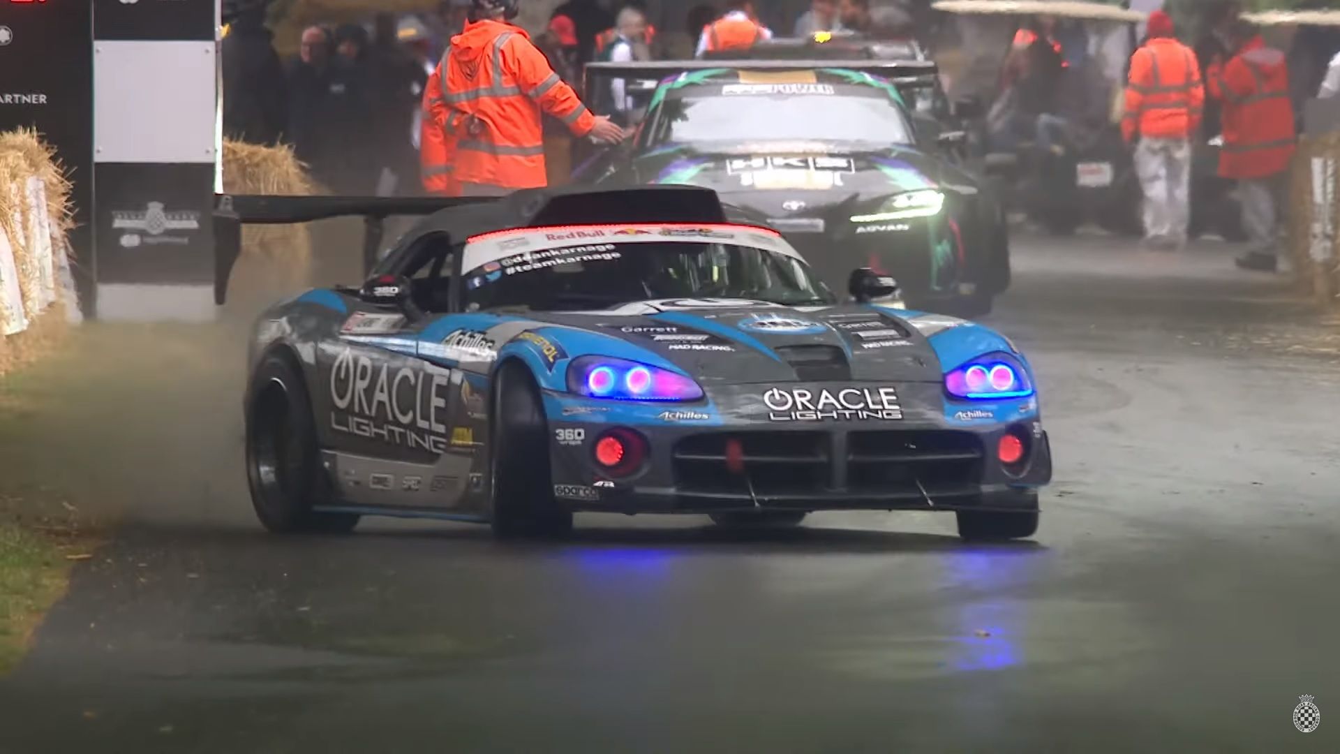 A Dodge Viper Drifting in the Rain is a Treat For All Of Us