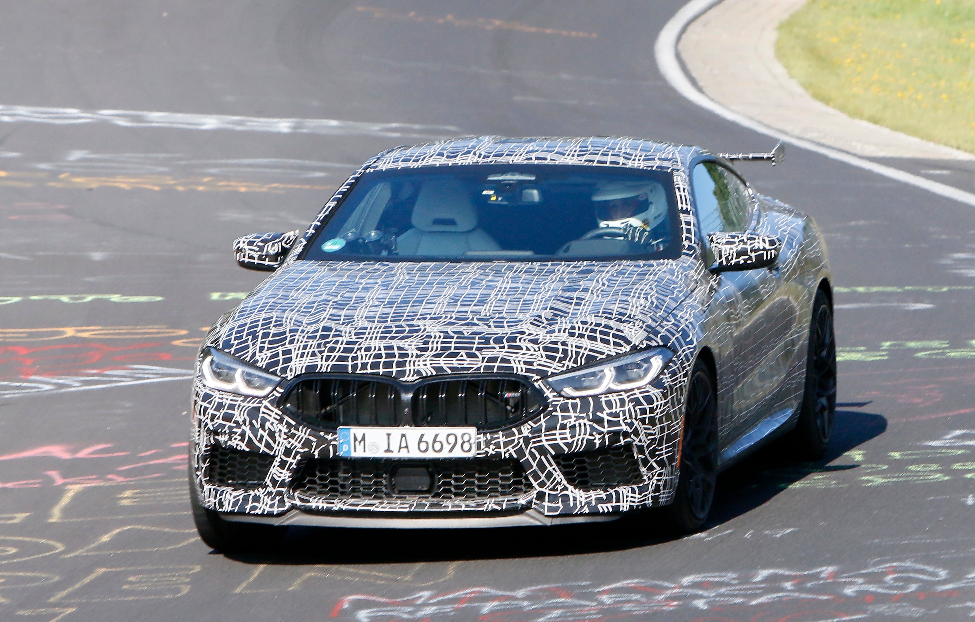 BMW M8 Caught Testing With Rear Wing