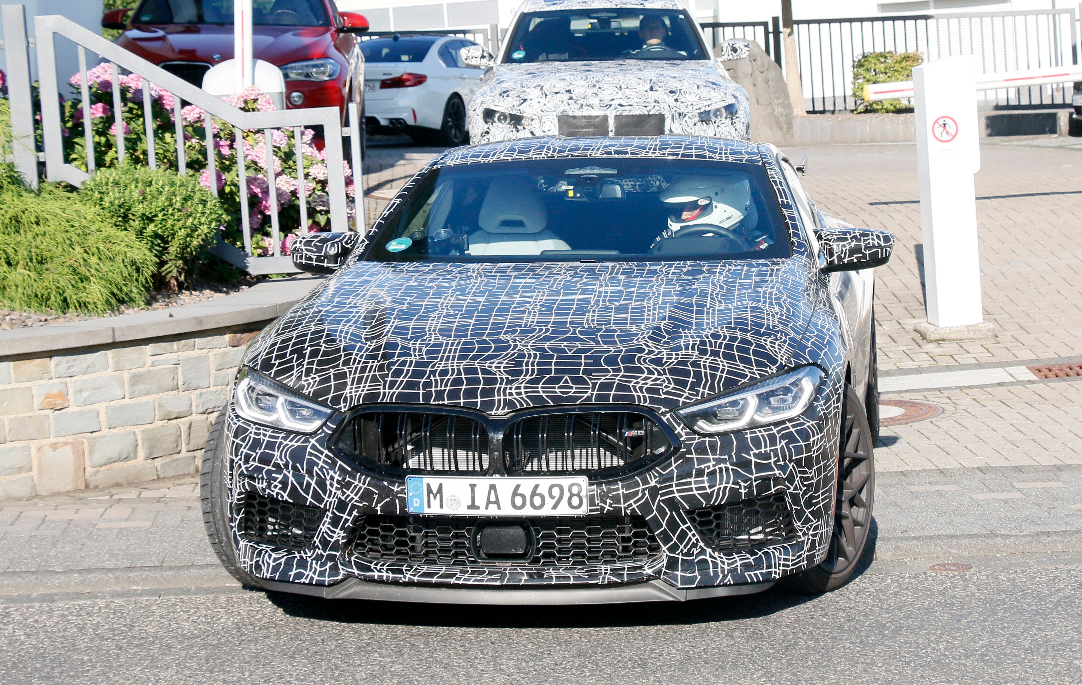 BMW M8 Caught Testing With Rear Wing
