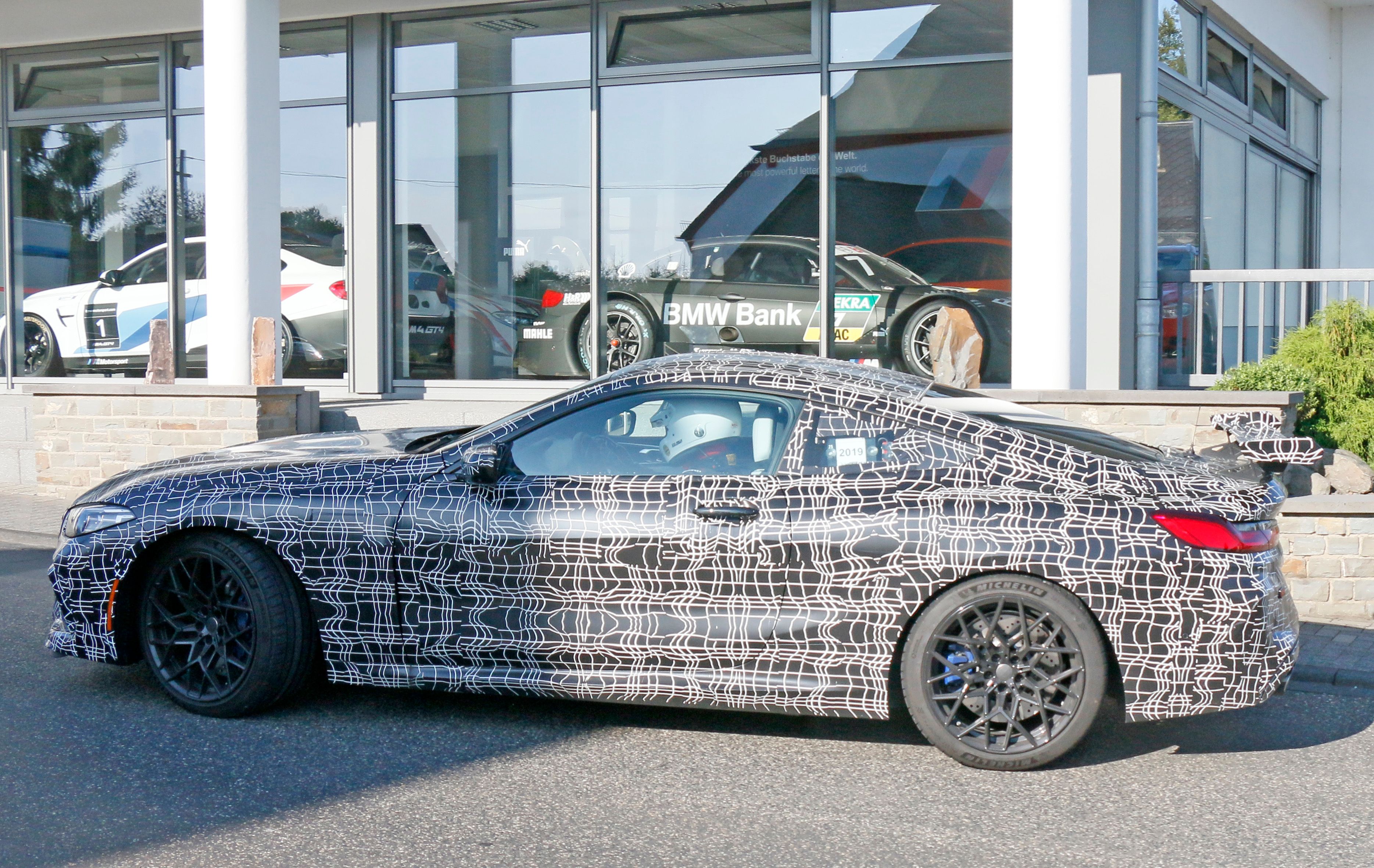 BMW M8 Caught Testing With Rear Wing