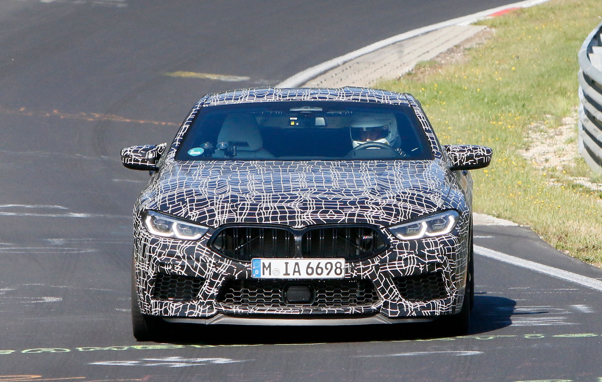 BMW M8 Caught Testing With Rear Wing