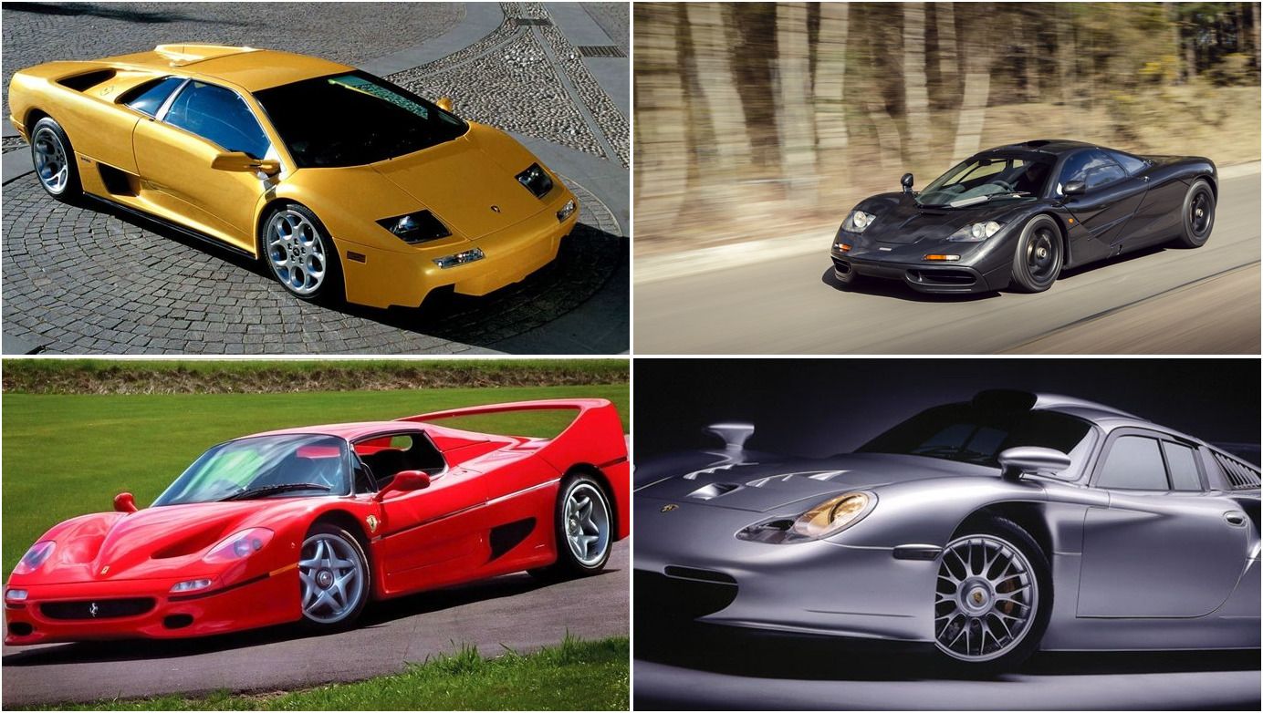 The Best (and Fastest) Supercars of the 90s