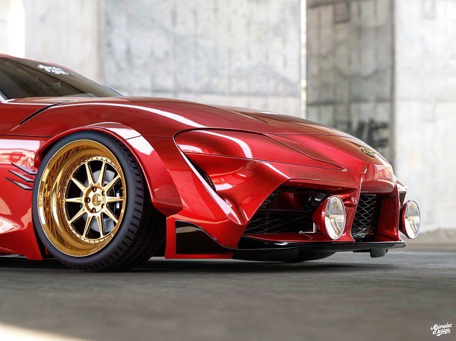 New Rendering Envisions a Real-Life Need For Speed Toyota Supra