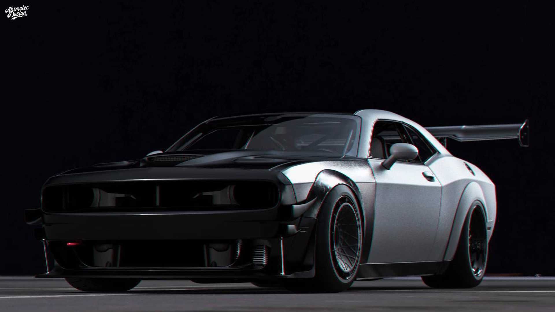 Track Day Rendering of a Dodge Challenger Hellcat Looks Like It’s ...
