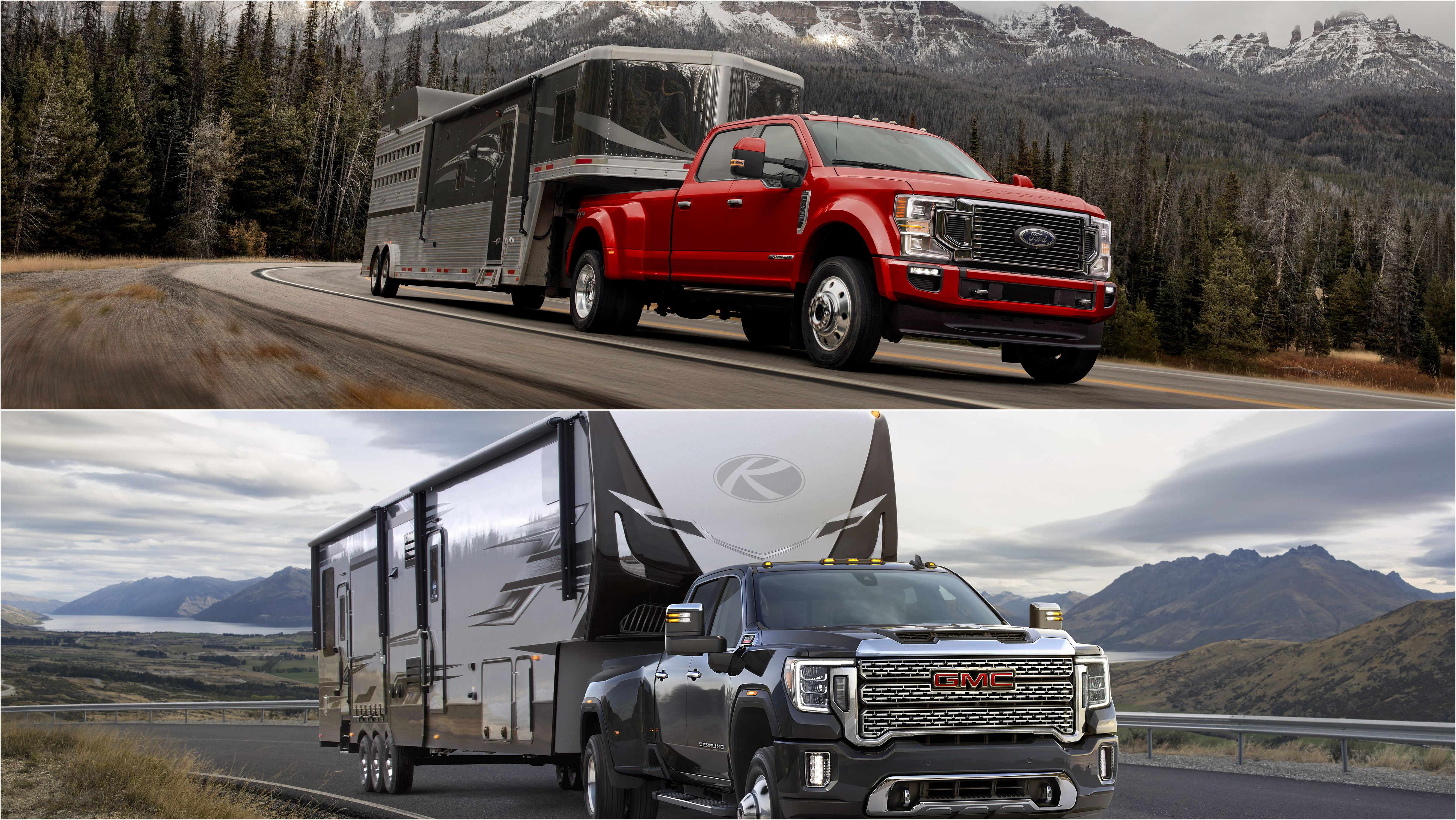 30-000-pound-towing-comparison-gmc-sierra-3500-vs-ford-f-350-tow-test