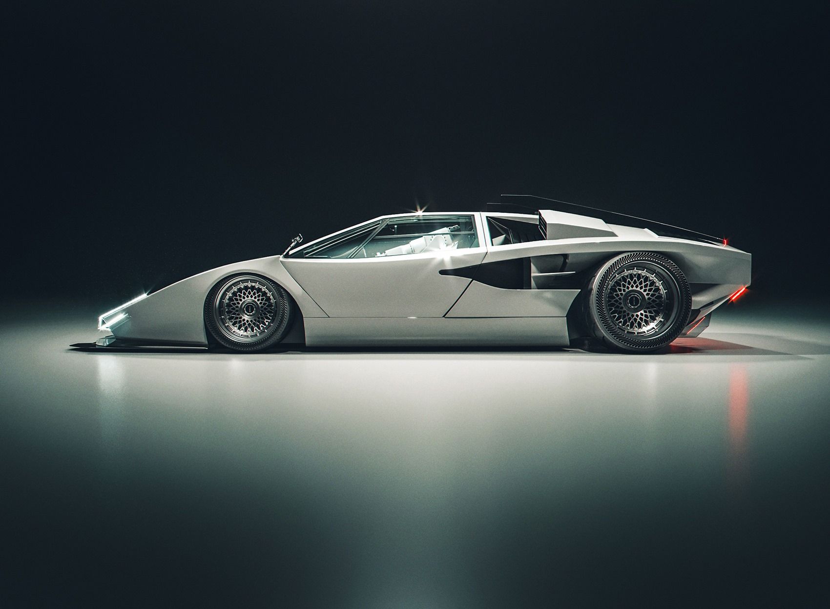 This Cyberpunk Countach Is The Electric Lamborghini We Need