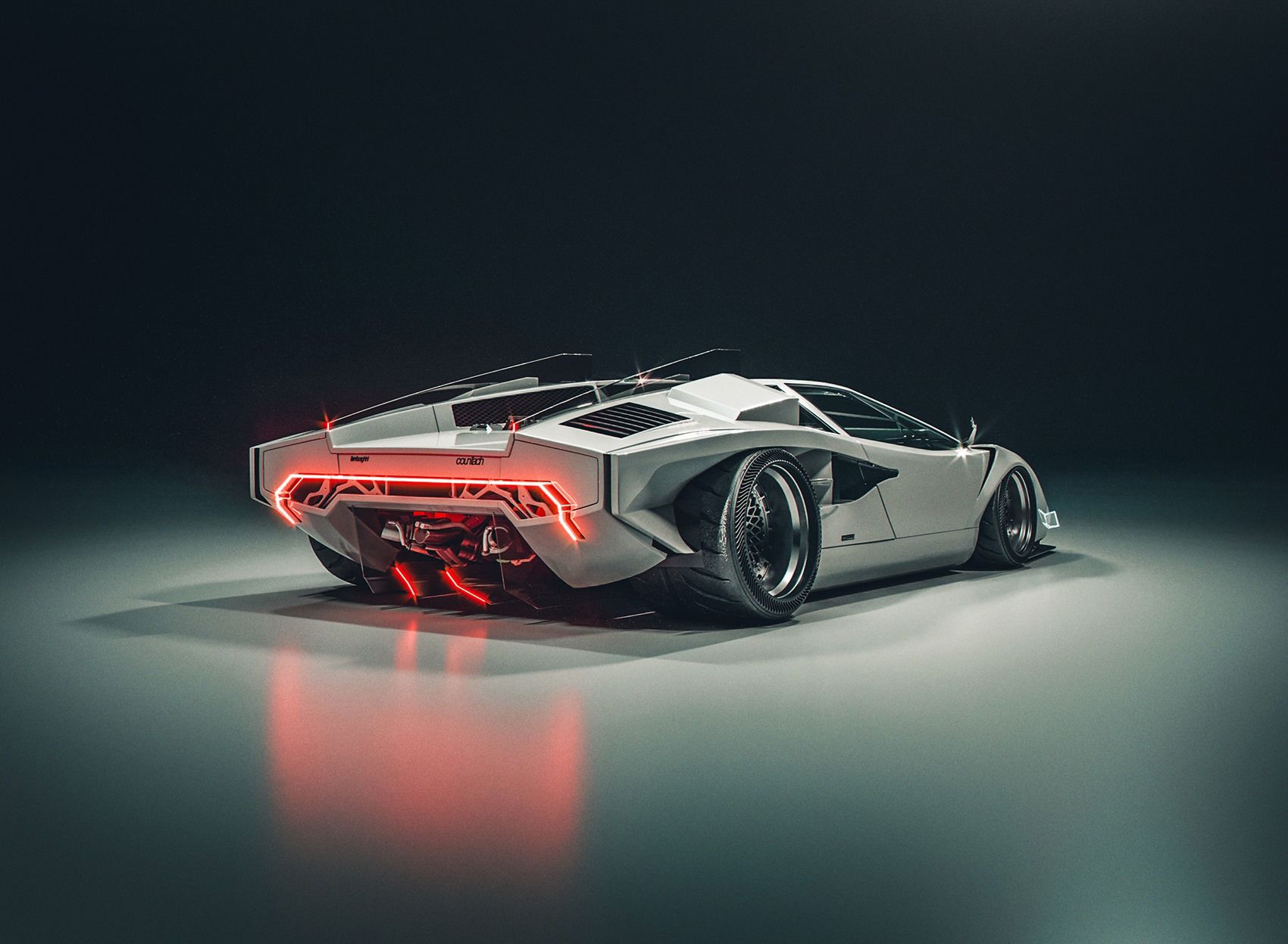 This Cyberpunk Countach Is The Electric Lamborghini We Need