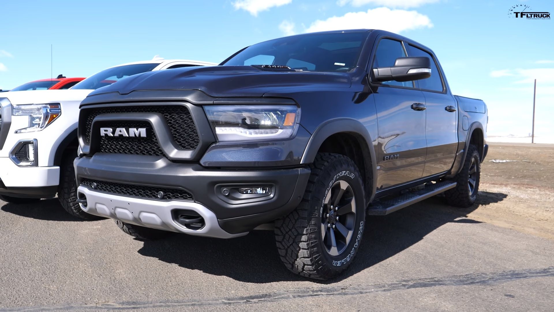 Watch Four Pickup Trucks Go Up Against Each Other In A Bunch Of Drag Races
