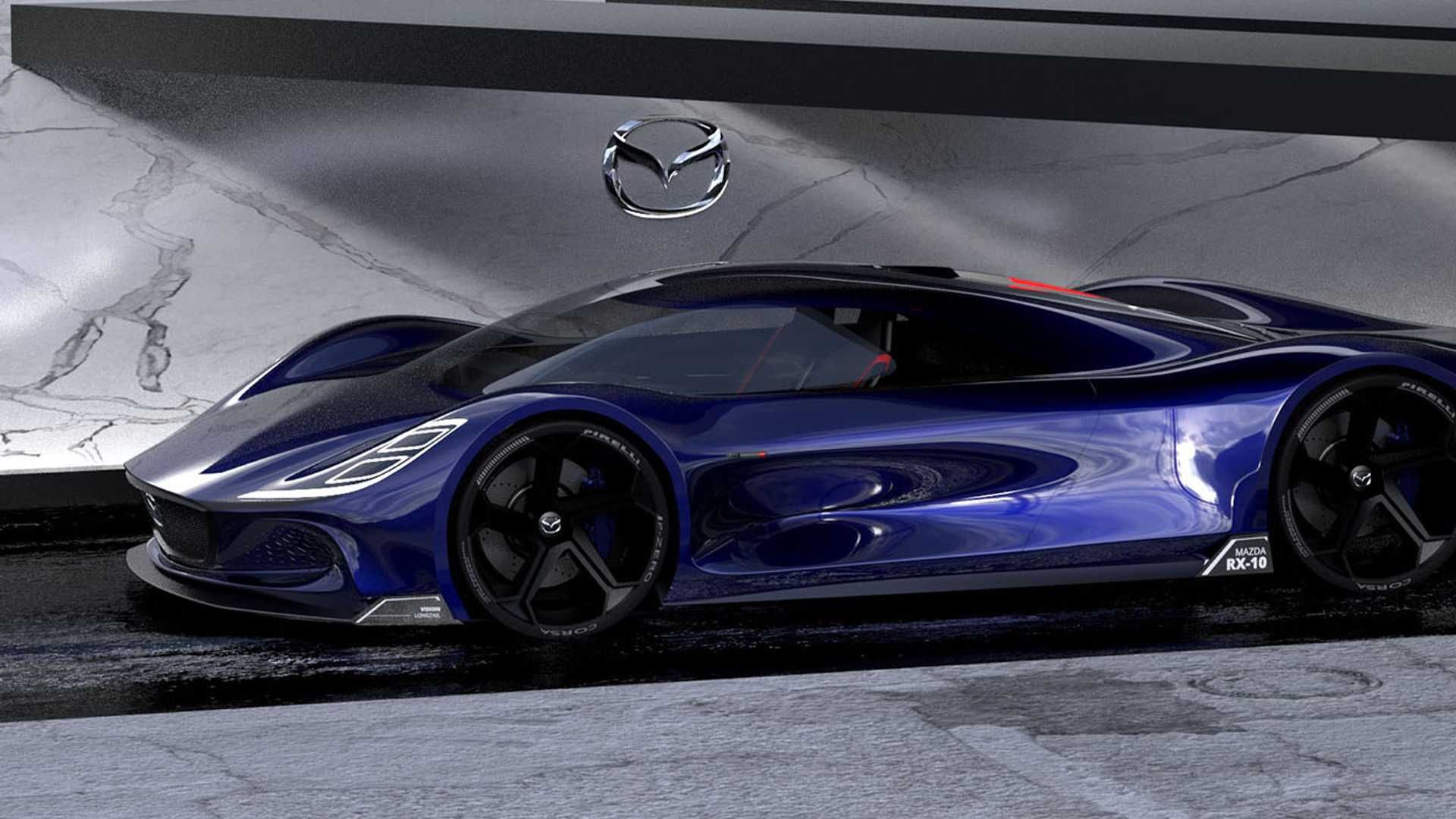 You Have to Check Out This Mazda RX-10 Vision Longtail Supercar for Le Mans