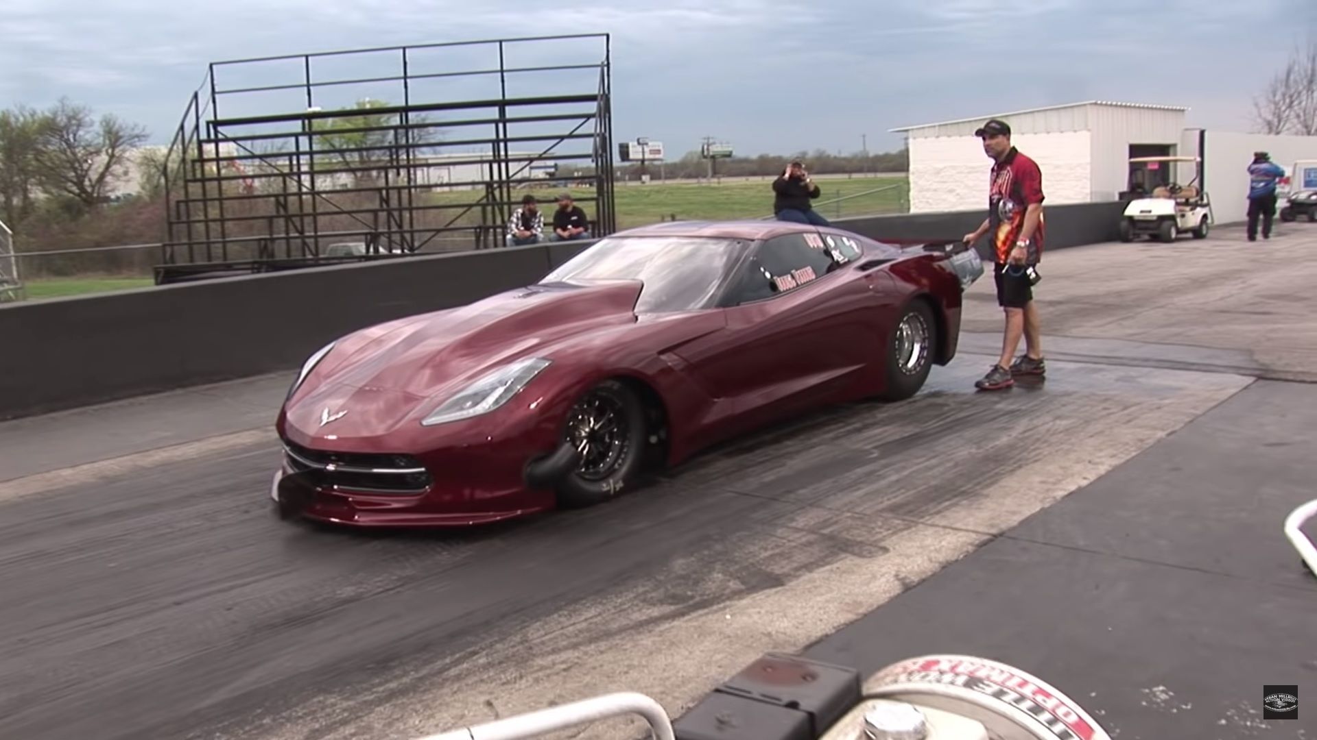 Watch a 4,000-Horsepower Corvette Defy Gravity on the Drag Strip
