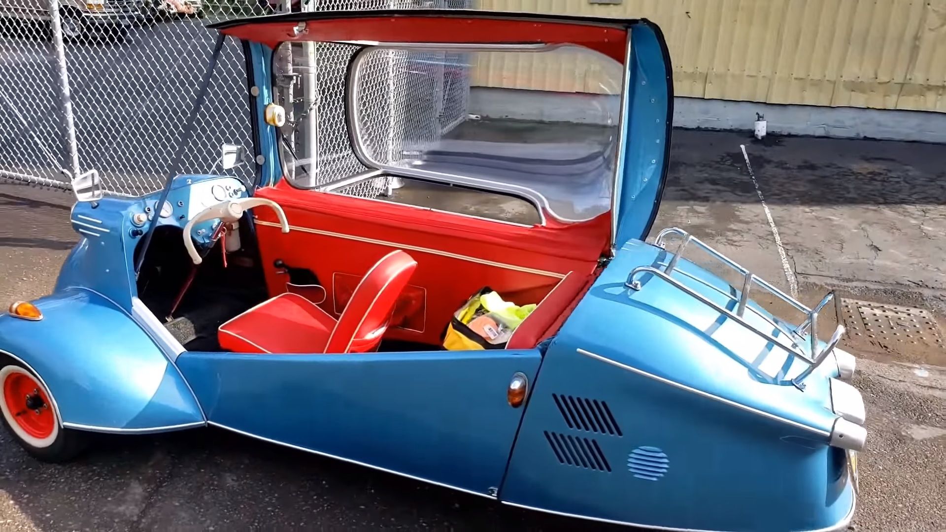 What Do You Know About this 10-Horsepower Messerschmitt KR200 Bubble Car?