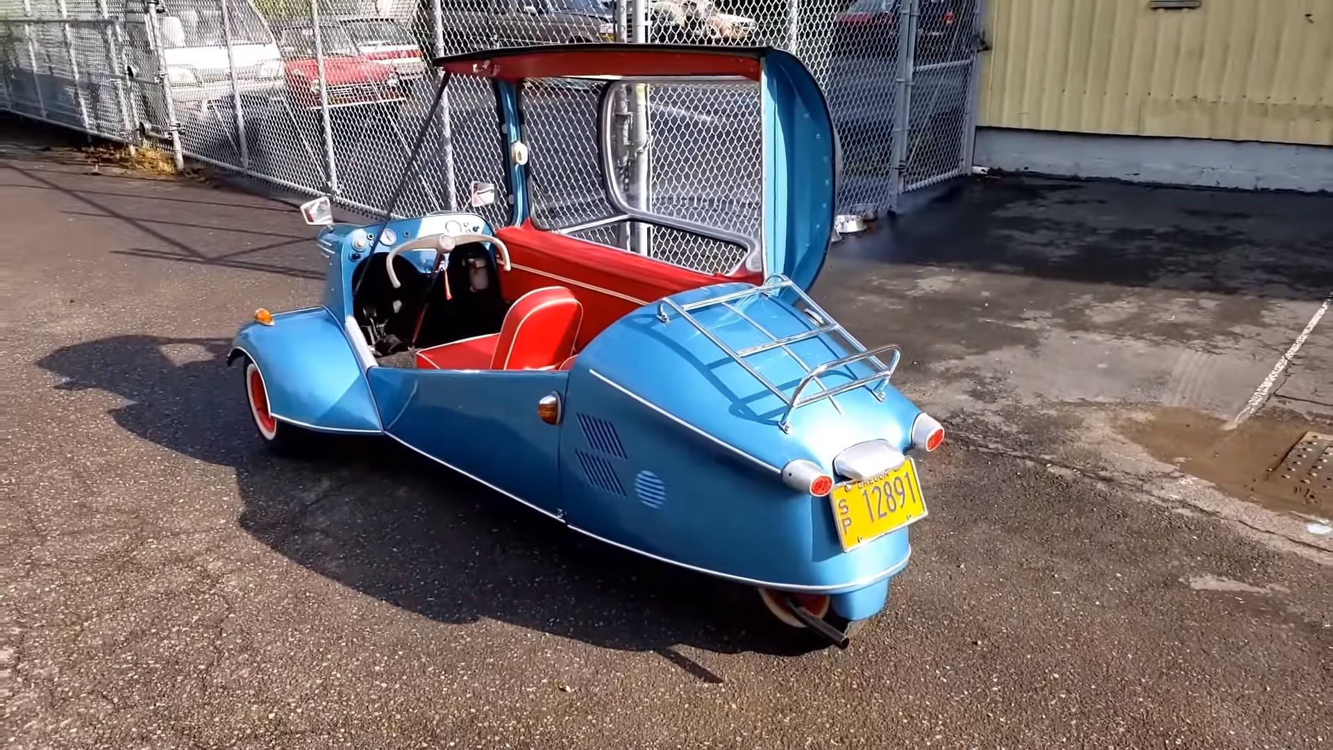 What Do You Know About this 10-Horsepower Messerschmitt KR200 Bubble Car?