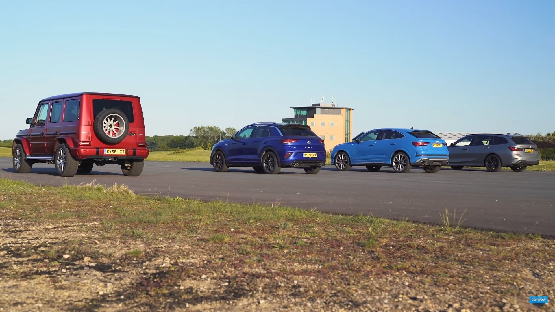 2020 This Drag Race Sports a Very Different-Minded German Car Lineup