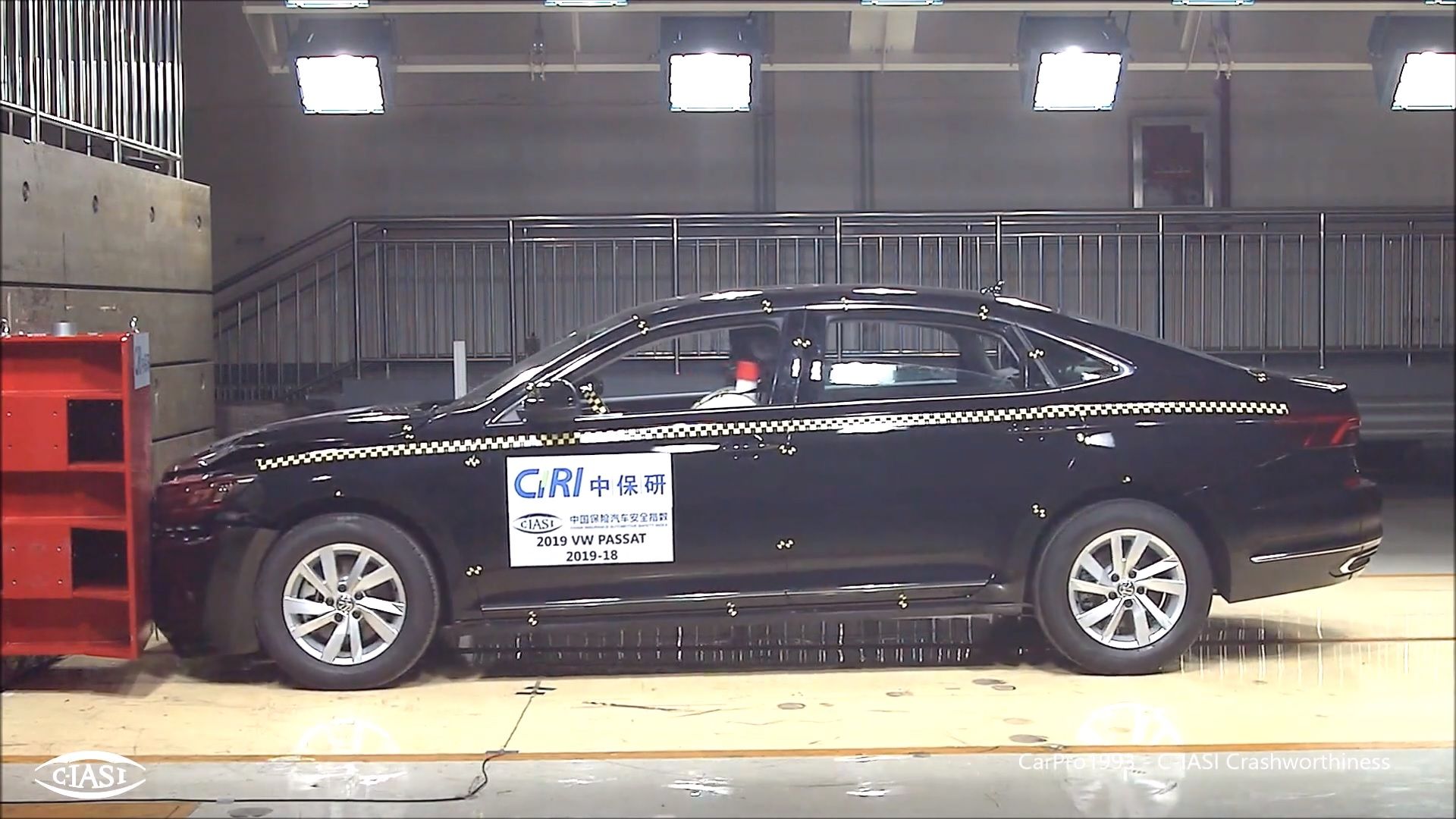 Watch a 2019 Volkswagen Passat Fail Miserably During Chinese Crash Testing