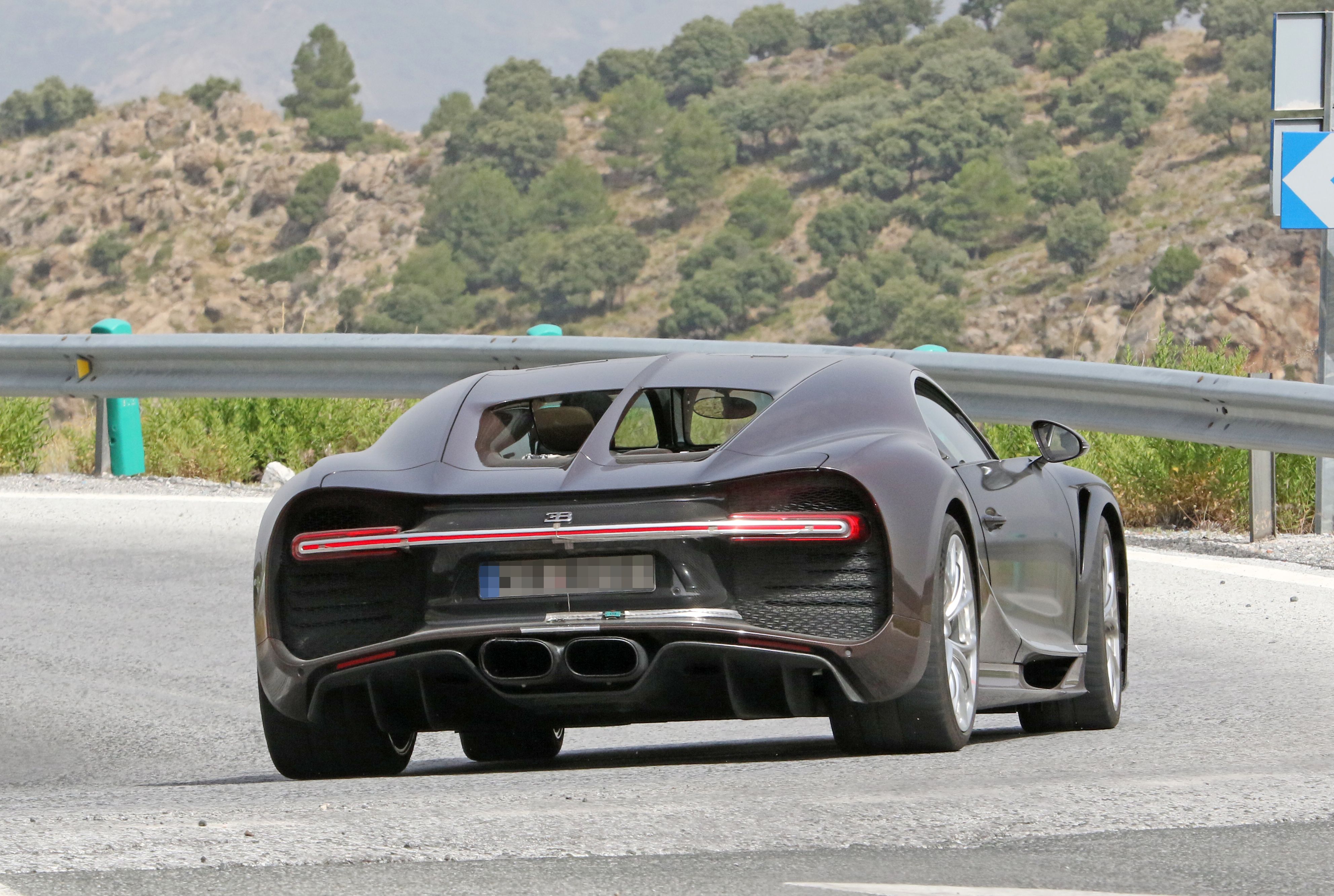 What in the World is this Strange Bugatti Chiron Test Mule Doing on the ...