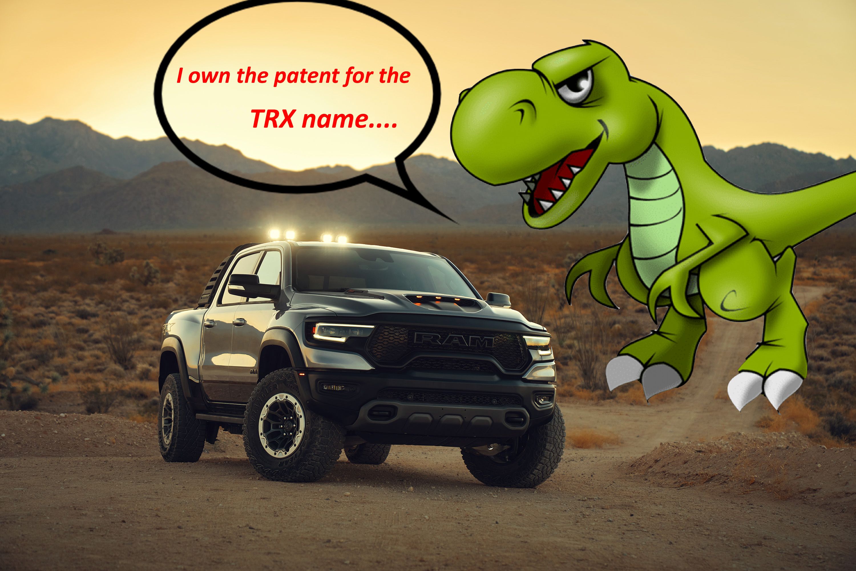 The Ram 1500 TRX Might Be Associated With the T-Rex Dinosaur, But That ...