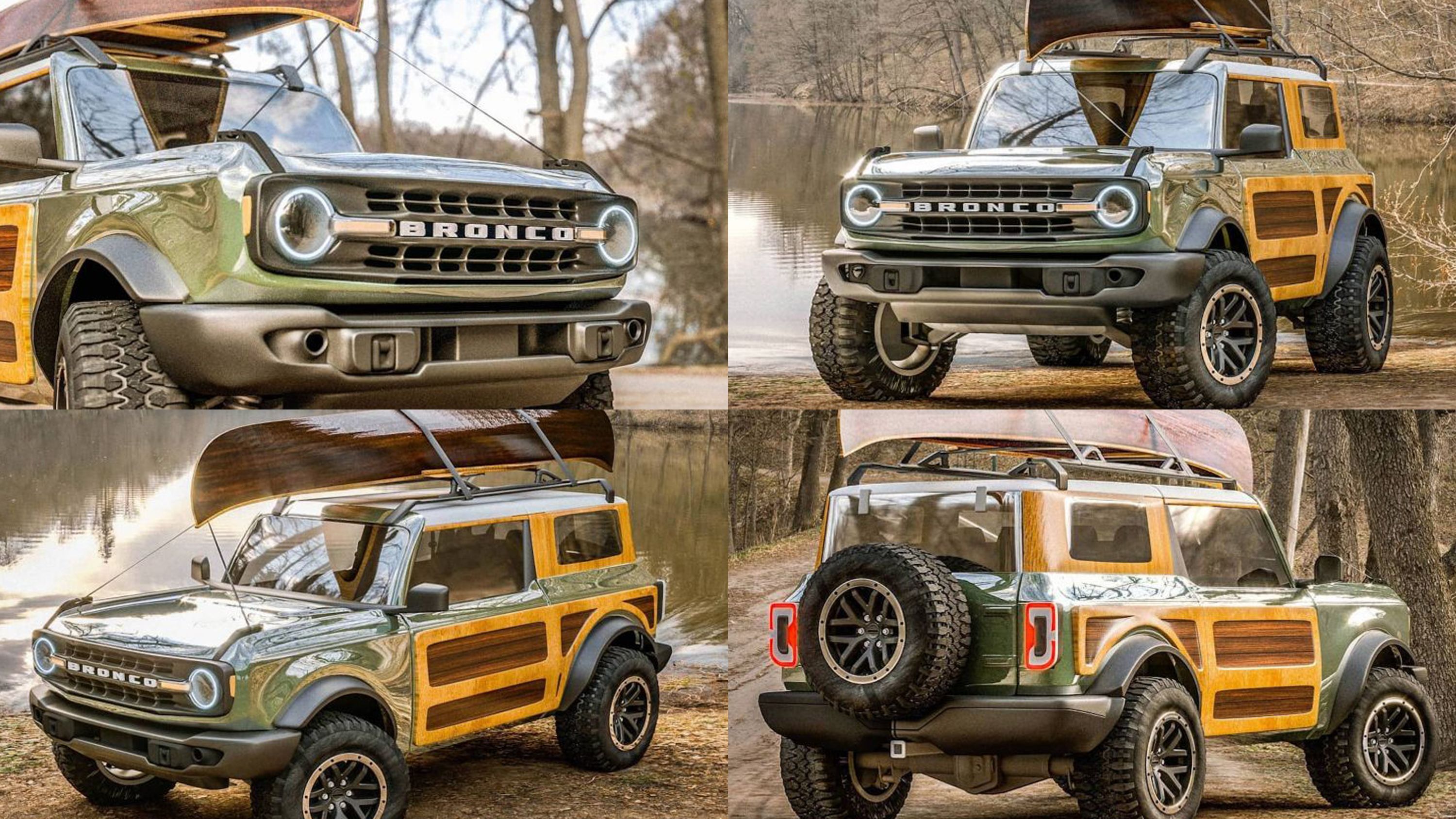 This 2021 Ford Bronco With Wood Trim is Oddly Mesmerizing