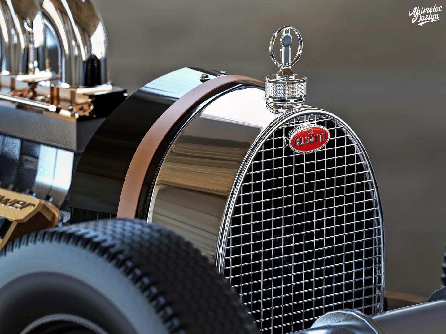 This Bugatti Type 35 Hot Rod Render Dances On the Border of Blasphemy