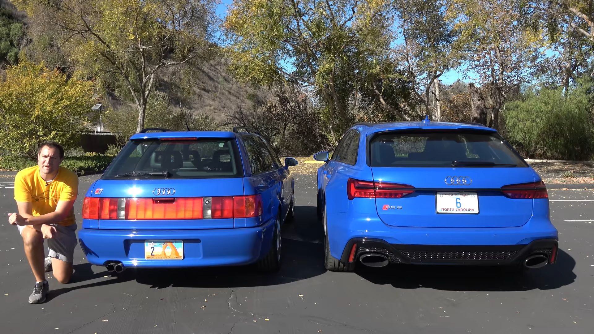 Check Out How The 2021 Audi RS6 Avant Compares to the 1994 Audi RS2