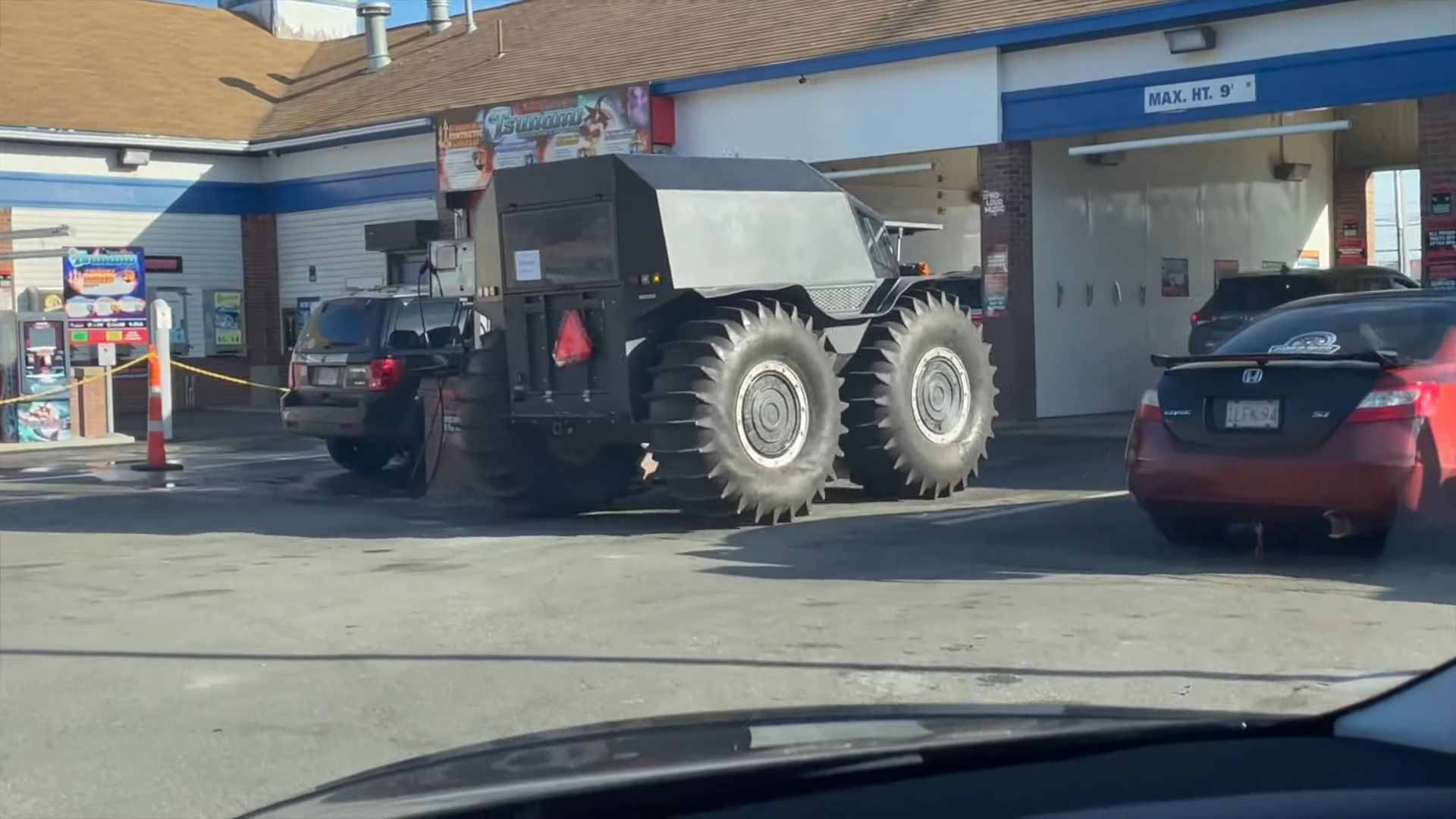 Laugh All Day With This Video of a Sherp Going Through A Drive-Thru