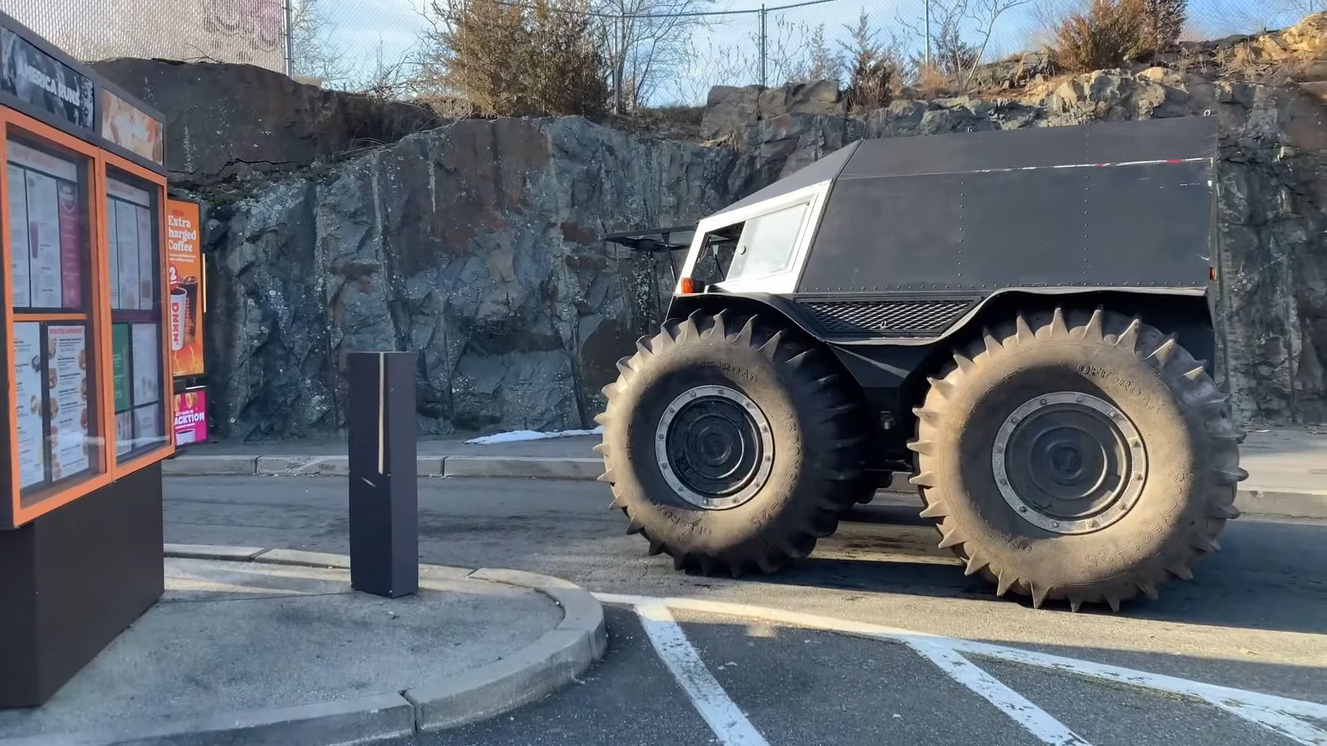 Laugh All Day With This Video of a Sherp Going Through A Drive-Thru