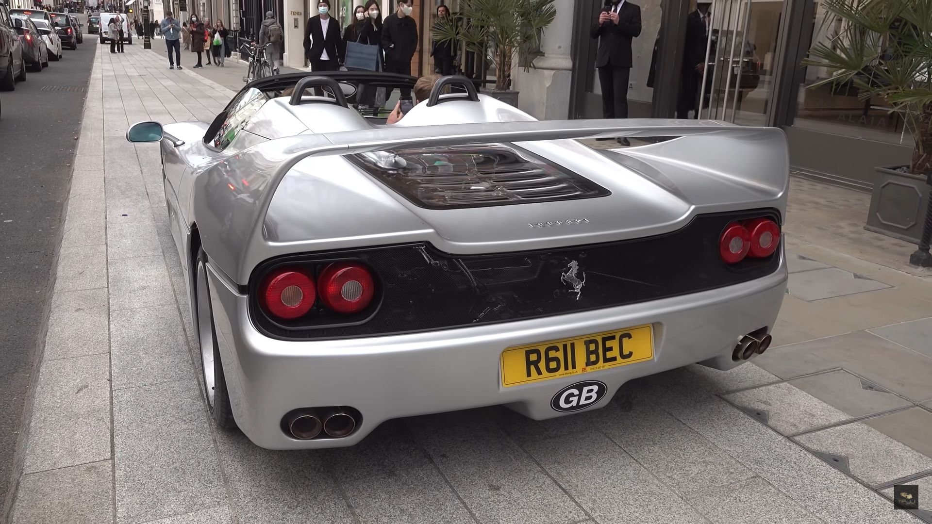 This Straight-Piped Ferrari F50 Sounds Better On The Streets Of London ...