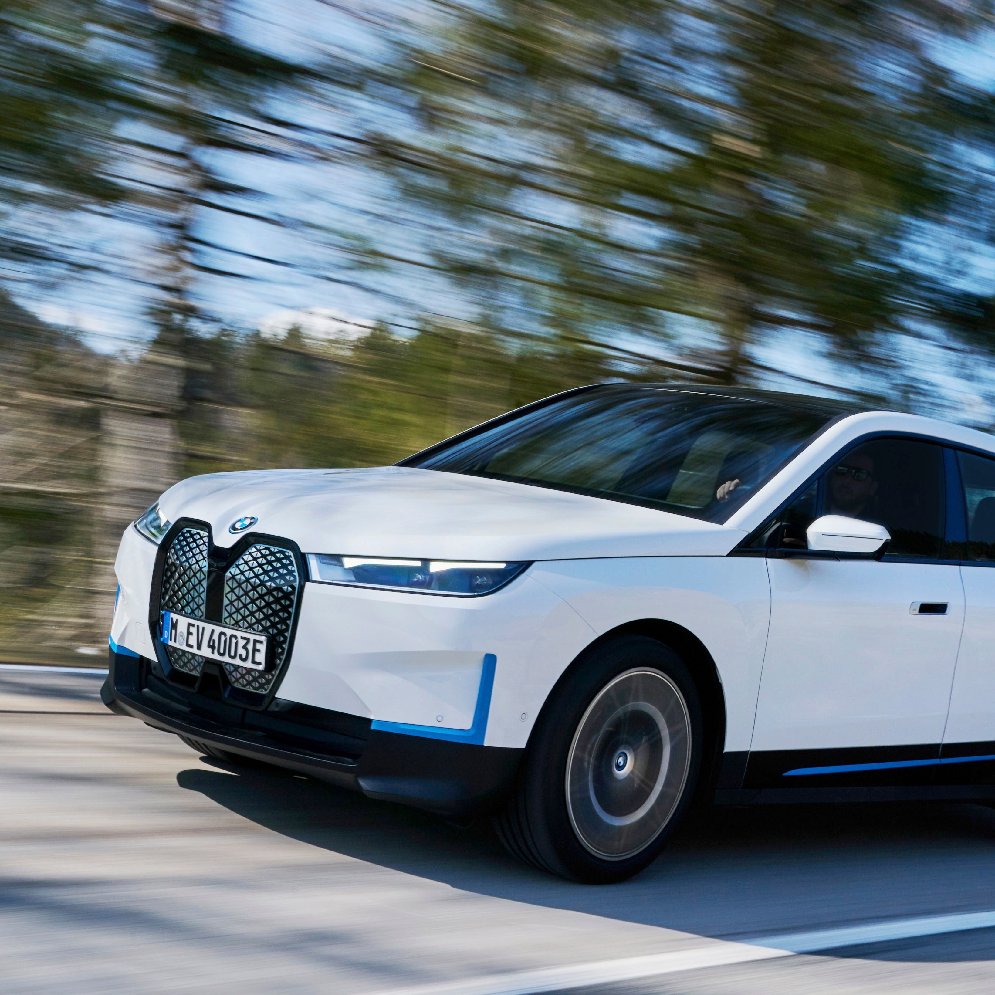 The BMW iX Breaks Cover A Funky Steering Wheel and 300 Miles of Range