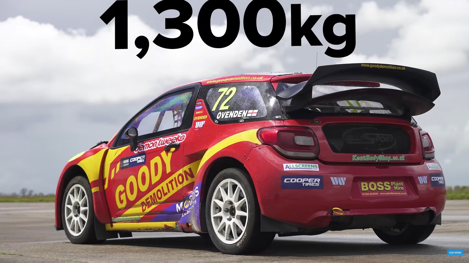 Watch How Some Rallycross Racercars Bully A Lamborghini Aventador SV on ...